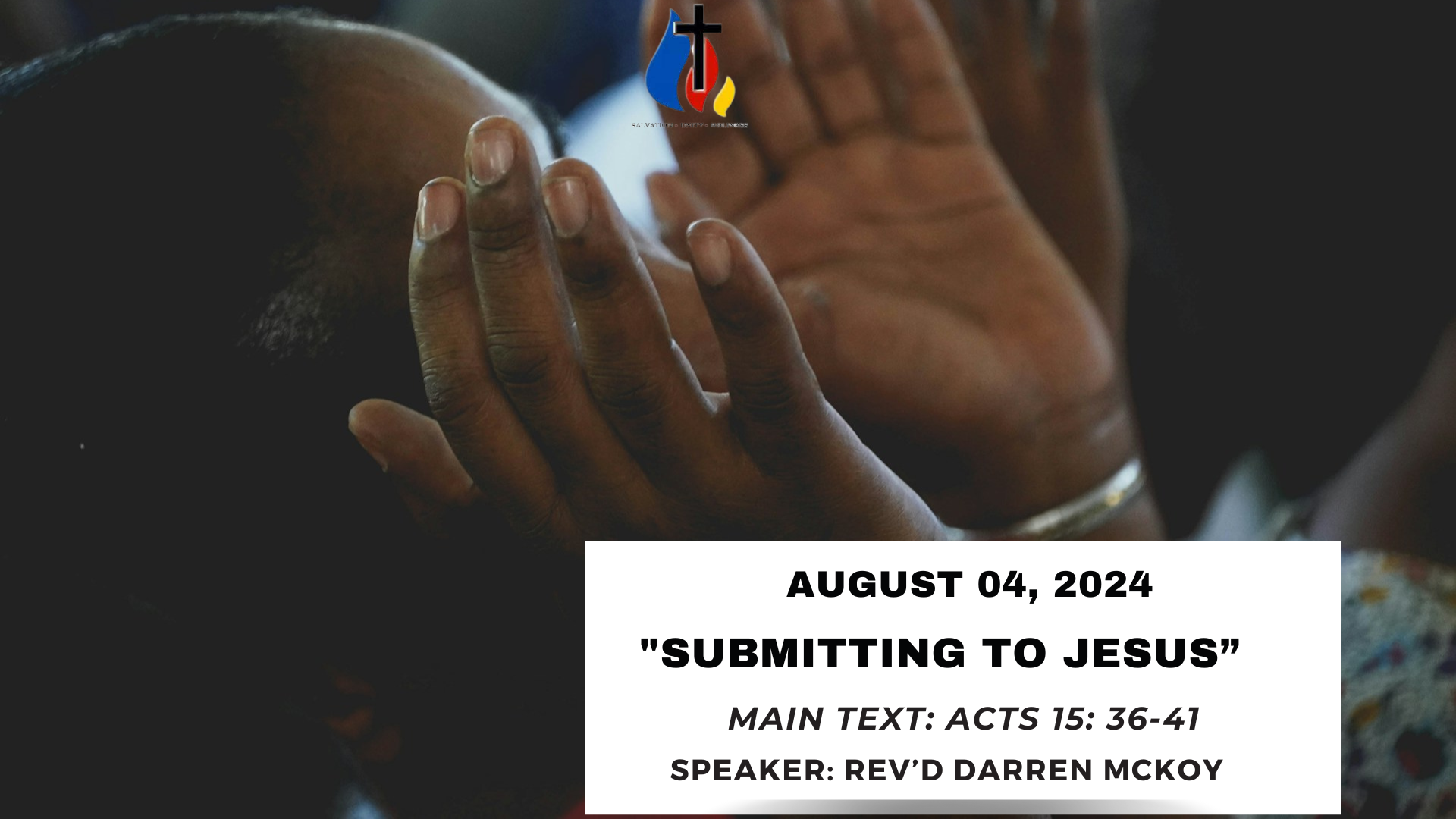 Sermon Notes – August 4, 2024 – Constant Spring Road Church of God